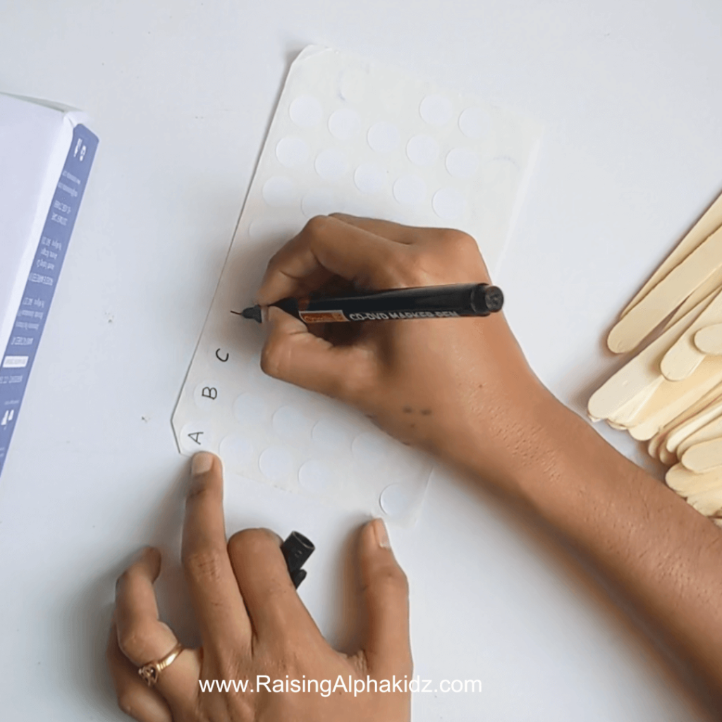 Learn ABC: Popscile Stick Alphabets Activity » Raising Alphakidz