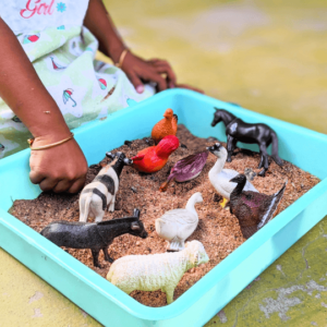 Exploring Sand & Shapes: A Sensory Sand Play Activity » Raising Alphakidz