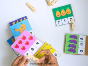 Count & Clip Cards - Download Free Printables » Raising Alphakidz