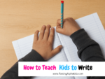 How to Teach Kids to Write- Step By Step Approach » Raising Alphakidz