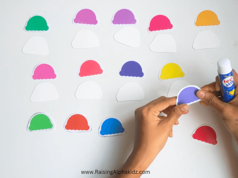 DIY IceCream Scoop Counting Activity With Free Printables » Raising ...