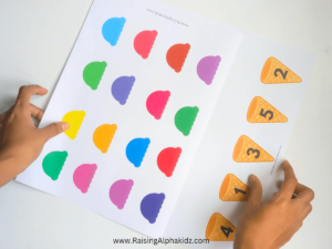DIY IceCream Scoop Counting Activity With Free Printables » Raising ...