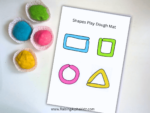 How to Make Playdough Shapes Mat with Free Printable » Raising Alphakidz