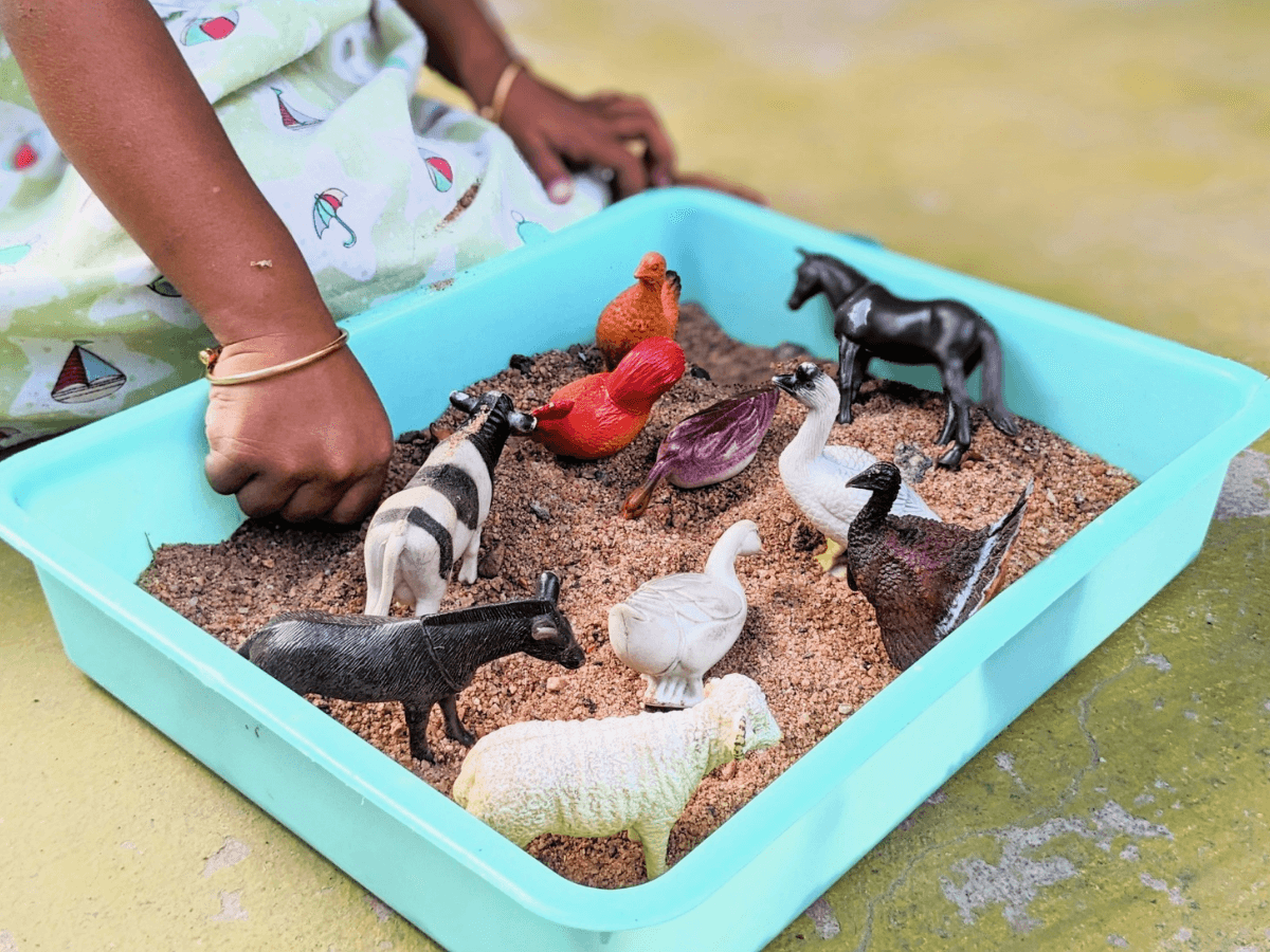 How to Make Animal Sensory Bin » Raising Alphakidz