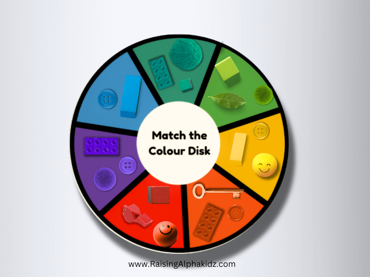 Colour Matching Wheel Activity (Includes FREE Printables!) » Raising ...