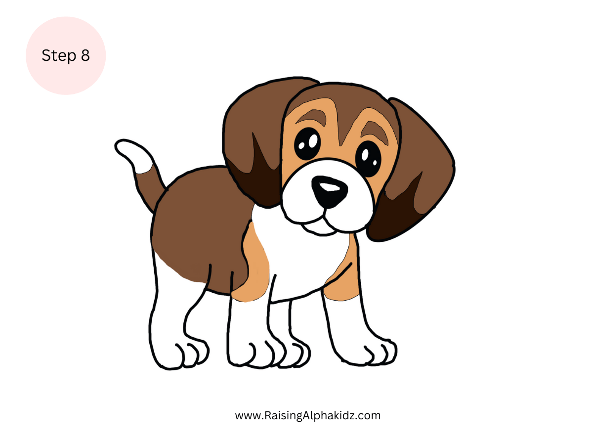 How To Draw A Puppy Dog Step By Step For Kids » Raising Alphakidz
