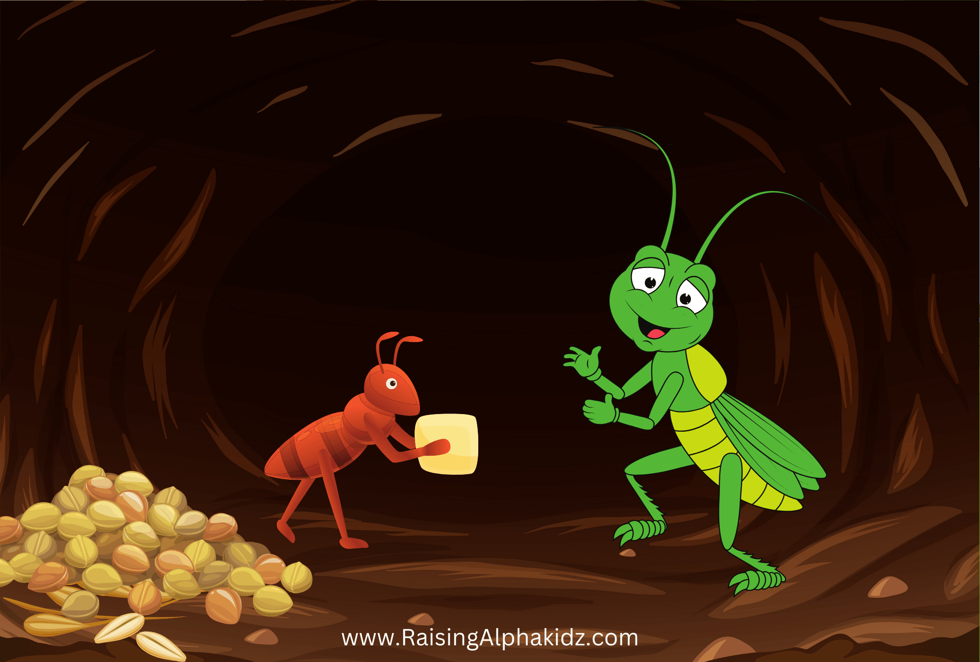 The Ant And The Grasshopper » Raising Alphakidz