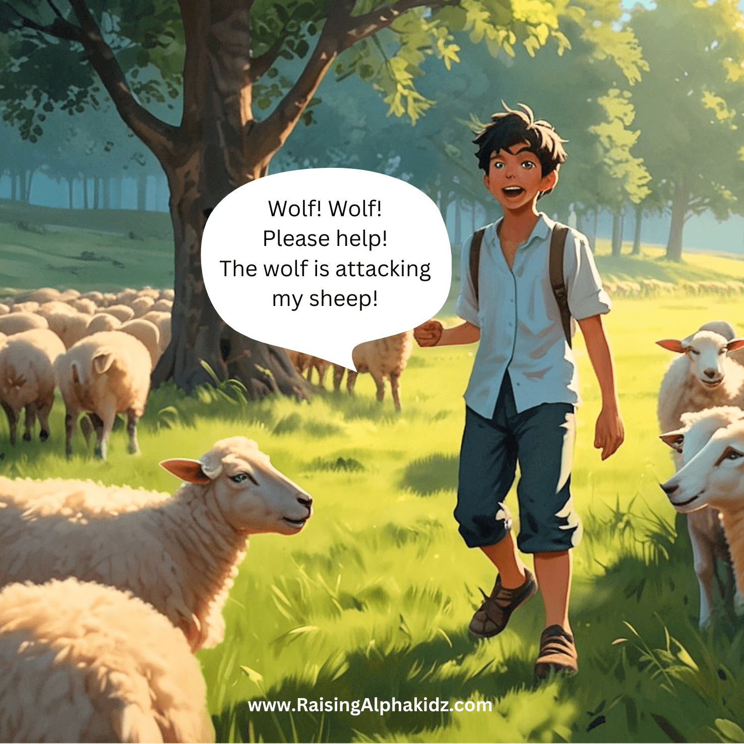 The Boy Who Cried Wolf » Raising Alphakidz