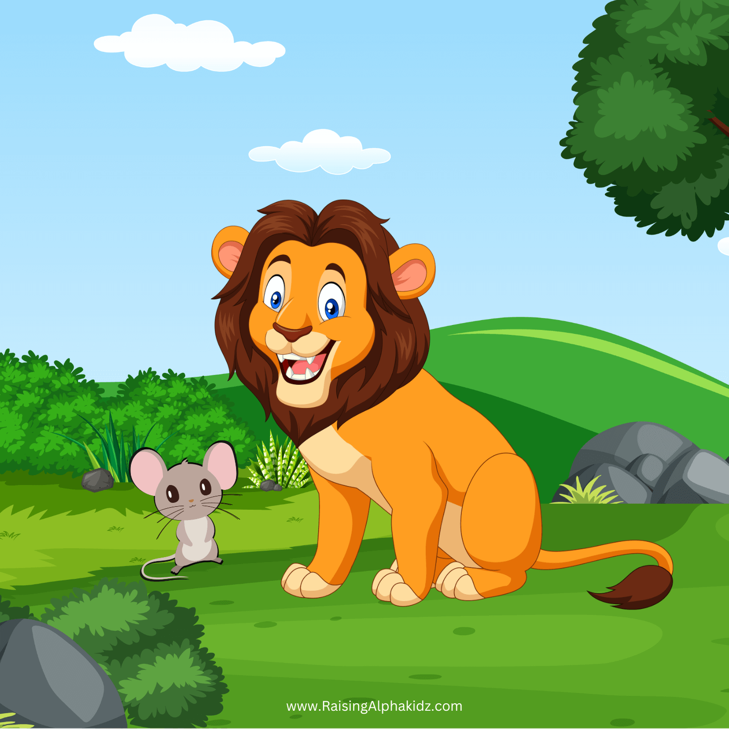 The Lion And The Mouse Story » Raising Alphakidz