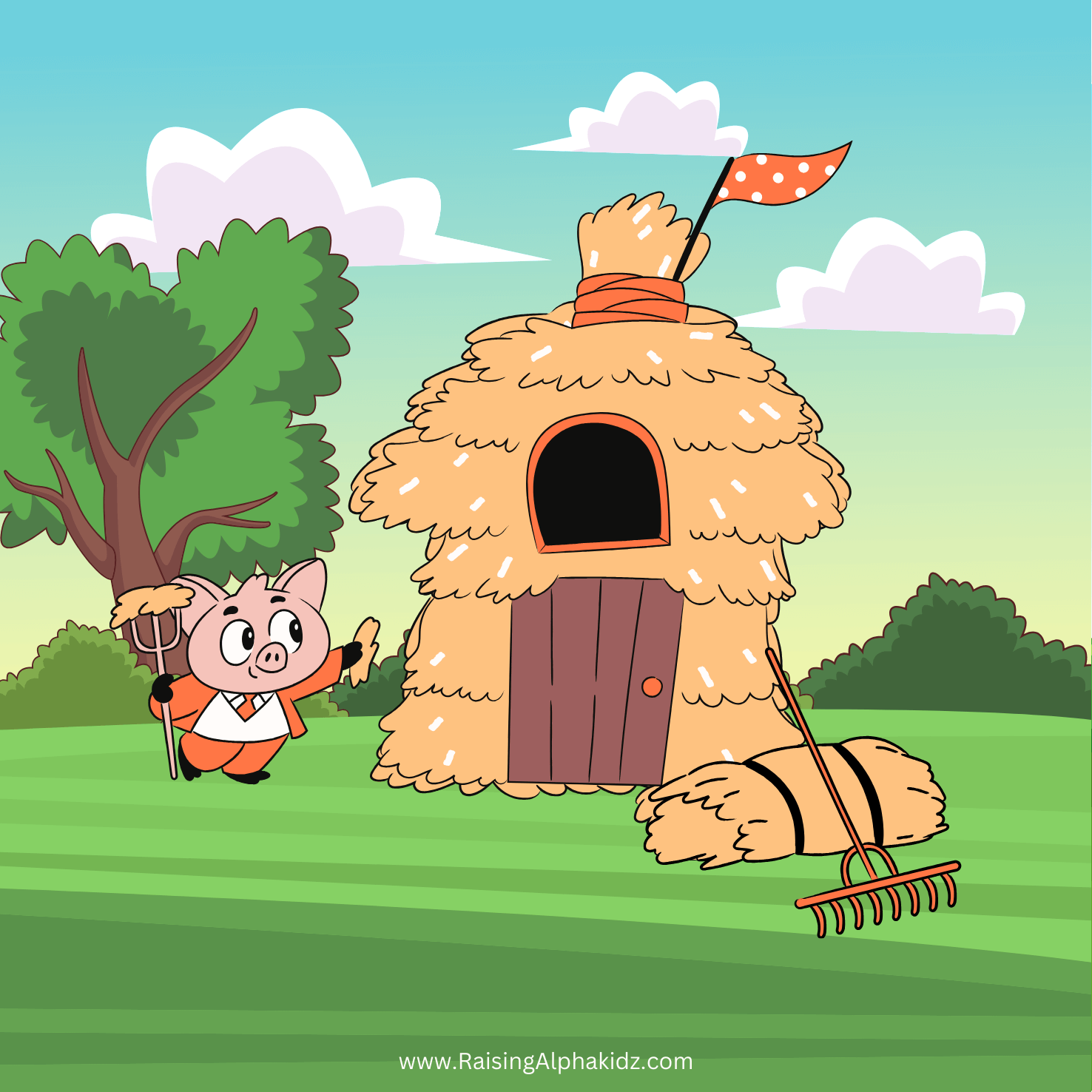 The Three Little Pigs Story » Raising Alphakidz