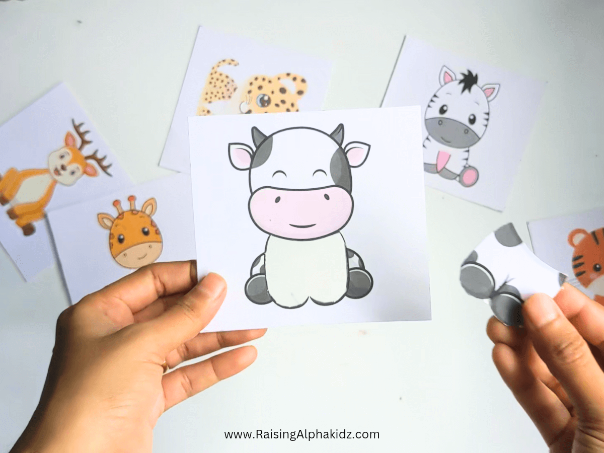 DIY Animal Skin Pattern Matching Cards » Raising Alphakidz