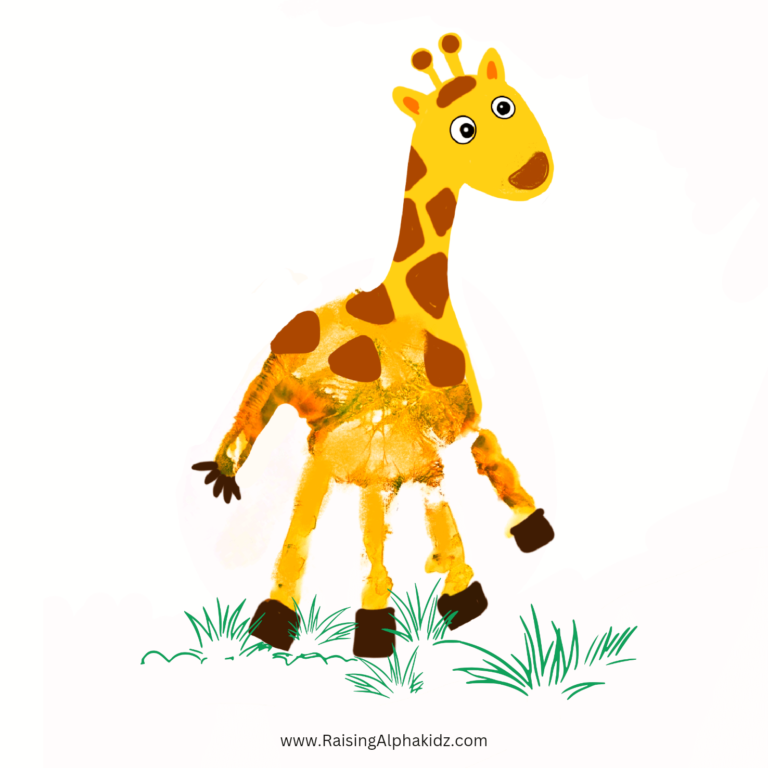 Wild Animals Handprint Art Ideas For Kids » Raising Alphakidz