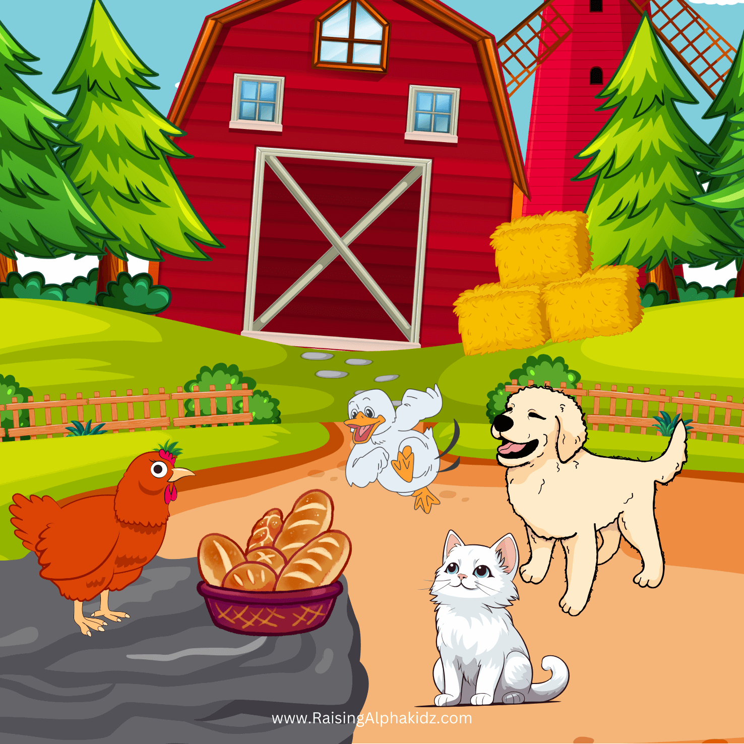The Little Red Hen » Raising Alphakidz