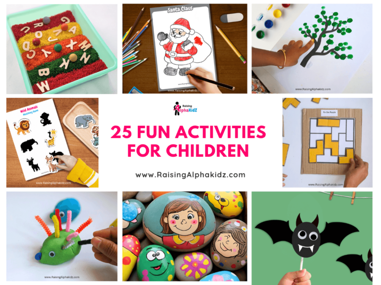 25 Fun Activities For Children To Do At Home » Raising Alphakidz