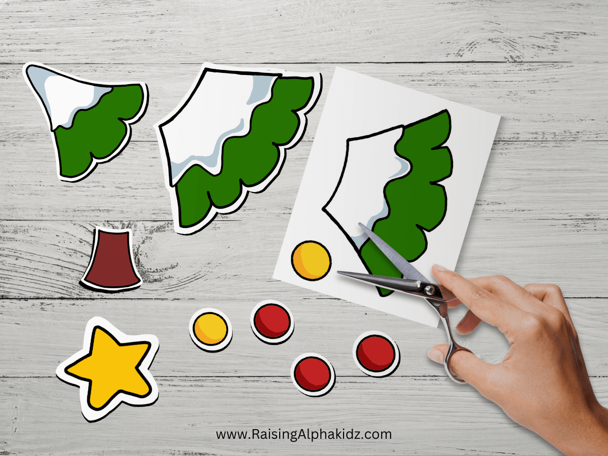 How to Make a Paper Christmas Tree Craft for Kids » Raising Alphakidz