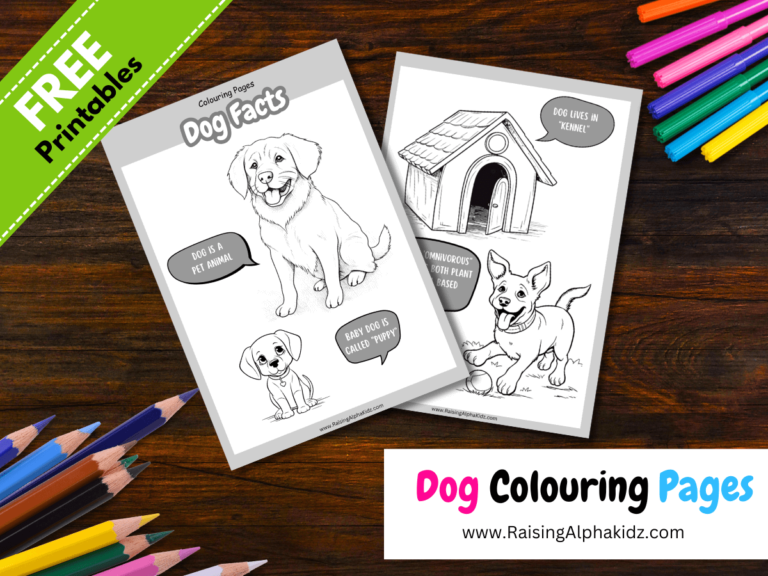 Dog Colouring Pages - Free Templates » Raising Alphakidz