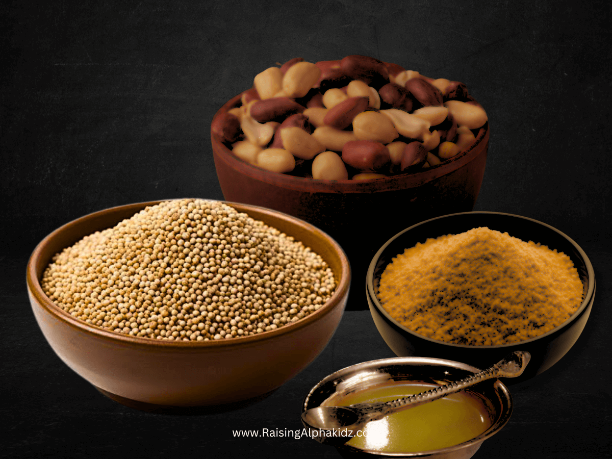Millet Peanut Laddu : Healthy Snack Recipe » Raising Alphakidz