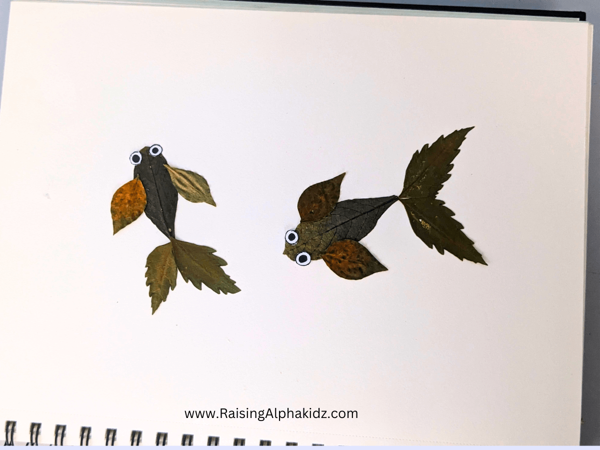 Simple & Easy Fall Leaf Fish Craft For Kids » Raising Alphakidz
