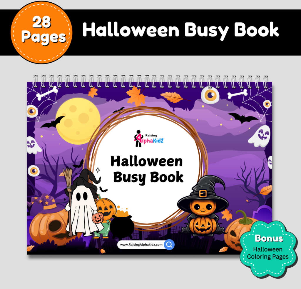 Halloween Busy Book Printable » Raising Alphakidz