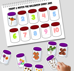 Cookie Jar Counting Activity For Kindergarten - Free Printable ...