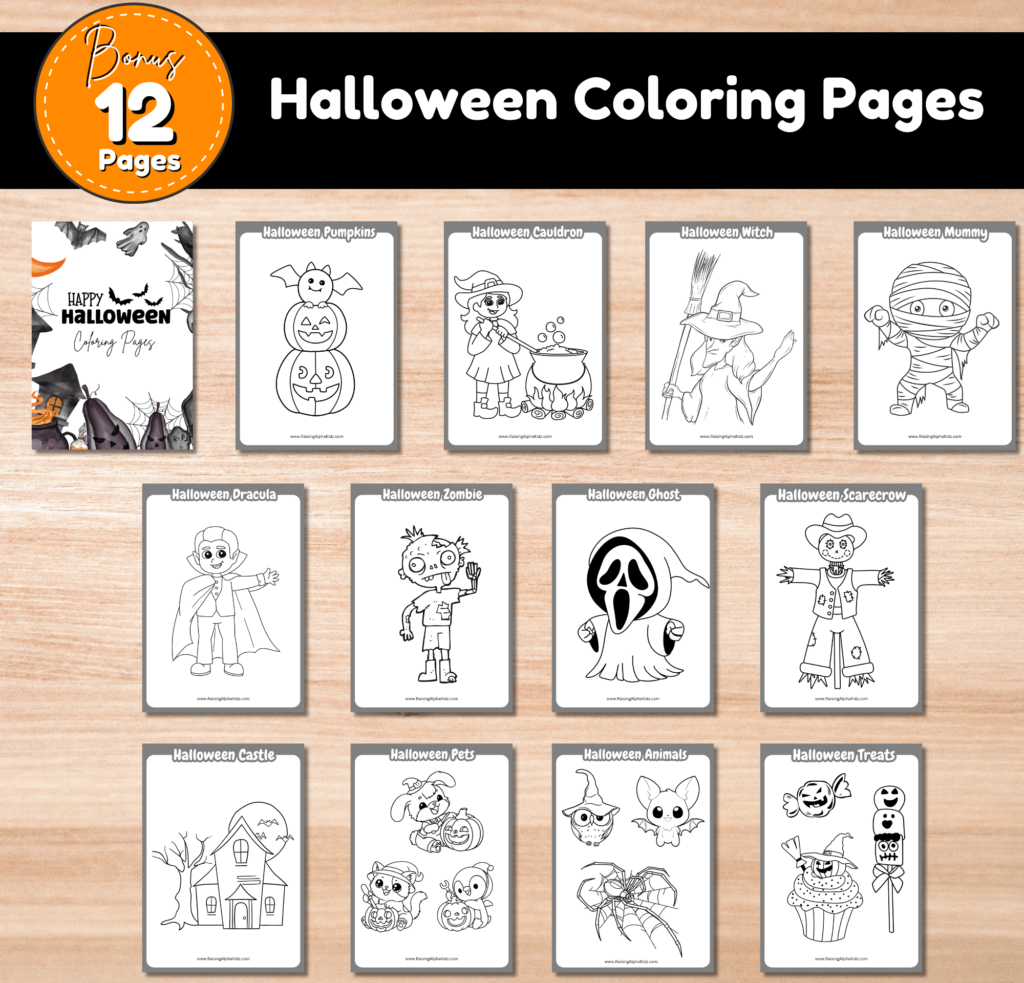 Halloween Busy Book Printable » Raising Alphakidz