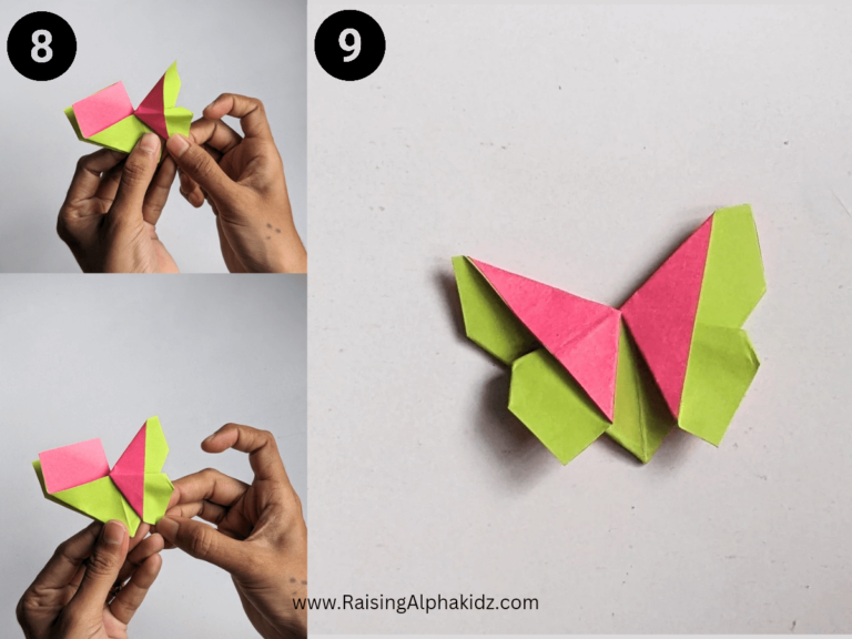 How to Make Origami Paper Butterfly Craft » Raising Alphakidz