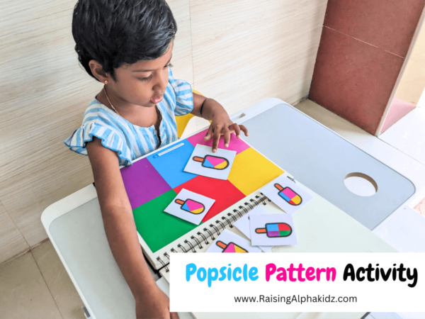 Popsicle Pattern Matching Activity with Free Printable » Raising Alphakidz