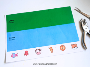 Land and Water Animals Activity » Raising Alphakidz