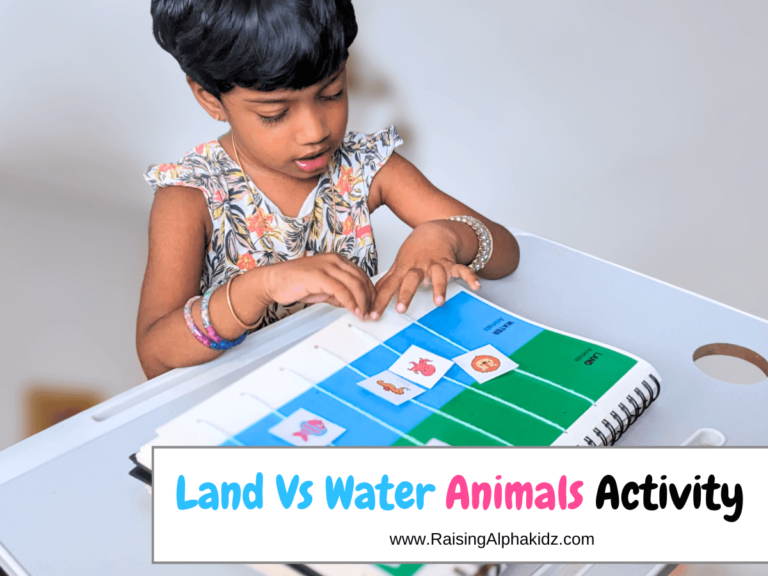 Land and Water Animals Activity » Raising Alphakidz
