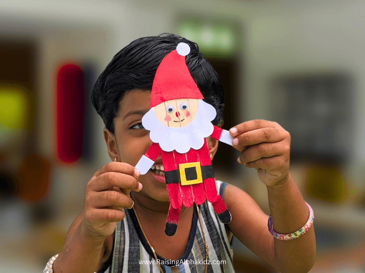 Popsicle Stick Santa Claus - Christmas Craft » Raising Alphakidz