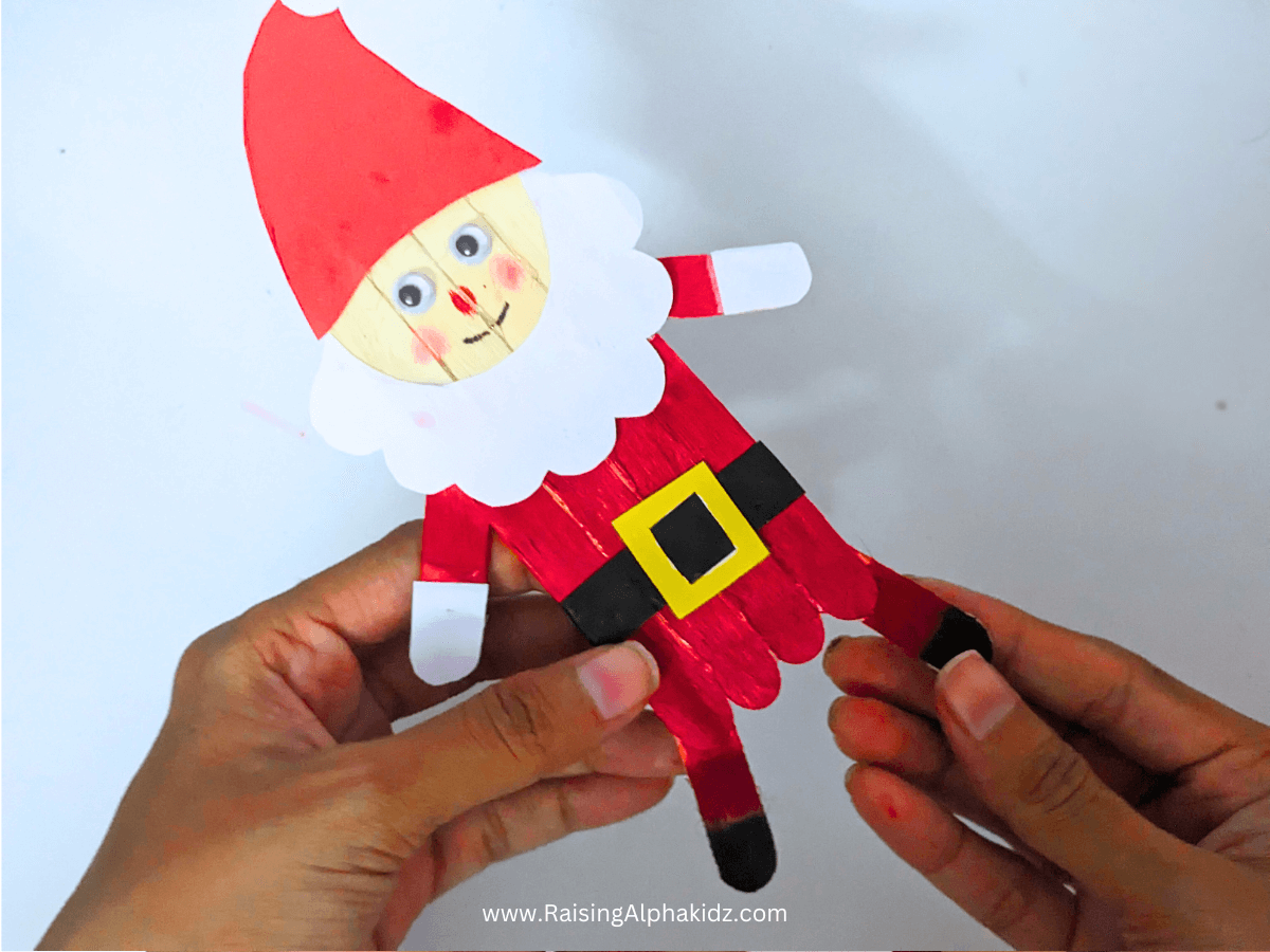 Popsicle Stick Santa Claus - Christmas Craft » Raising Alphakidz