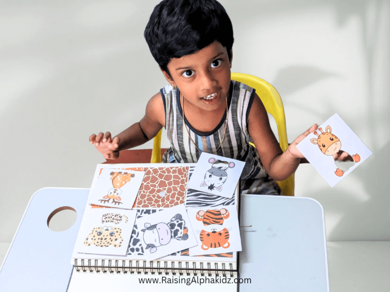 DIY Animal Skin Pattern Matching Cards » Raising Alphakidz