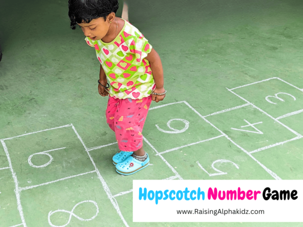 How to Play Hopscotch Number Game » Raising Alphakidz