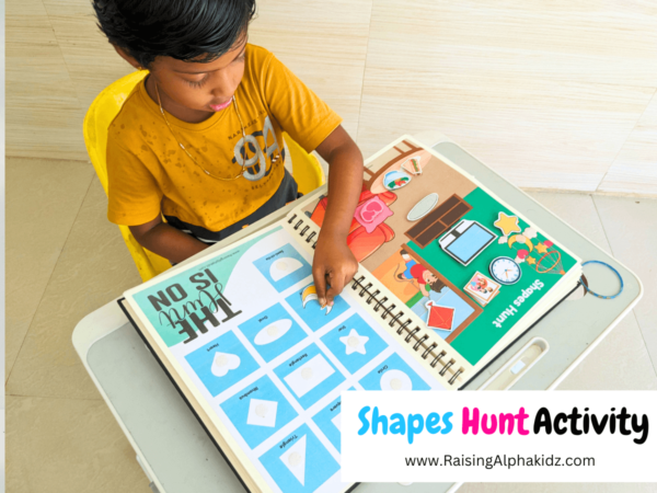 Shapes Hunt Activity for Kindergarteners - Free Printable » Raising ...