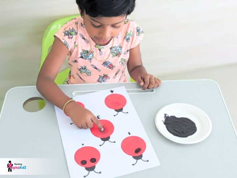 Ladybug Spots Counting Activity | Free Printable » Raising Alphakidz