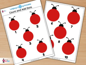 Ladybug Spots Counting Activity | Free Printable » Raising Alphakidz