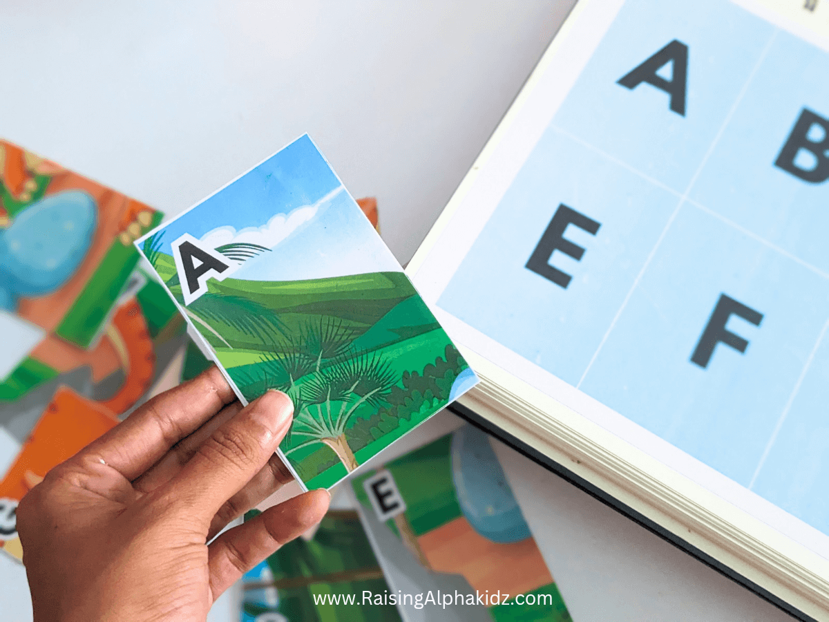 How To Make Dinosaur Alphabet Puzzle for Preschoolers » Raising Alphakidz