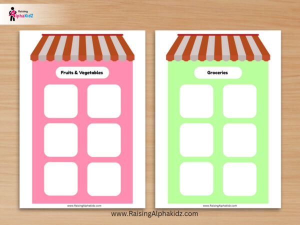 Pretend Play Grocery Store | Free Printable » Raising Alphakidz