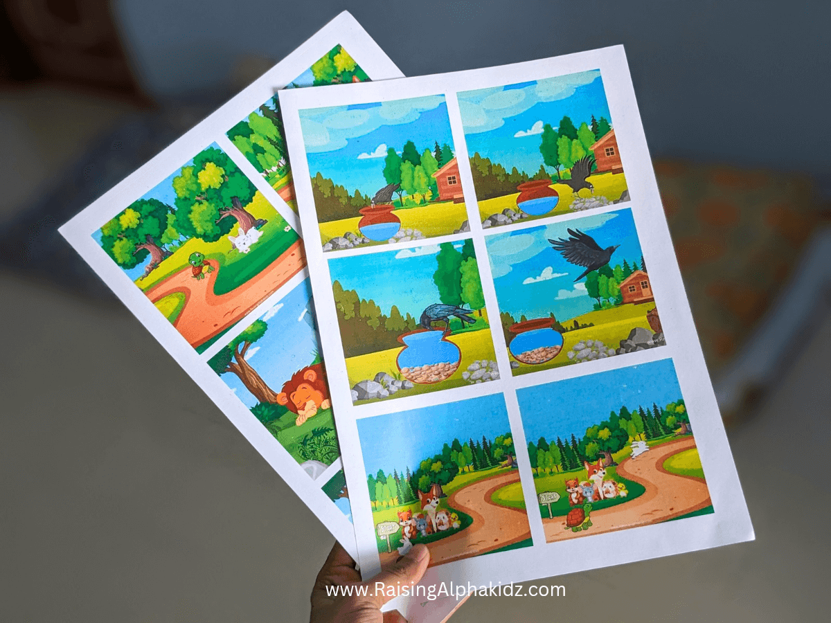 Story Sequence Activity with Free Printable Cards » Raising Alphakidz