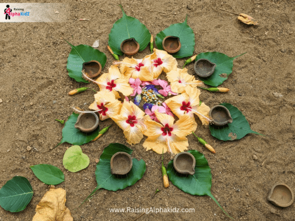 How to Create a Nature Mandala | Kids Flower Art » Raising Alphakidz